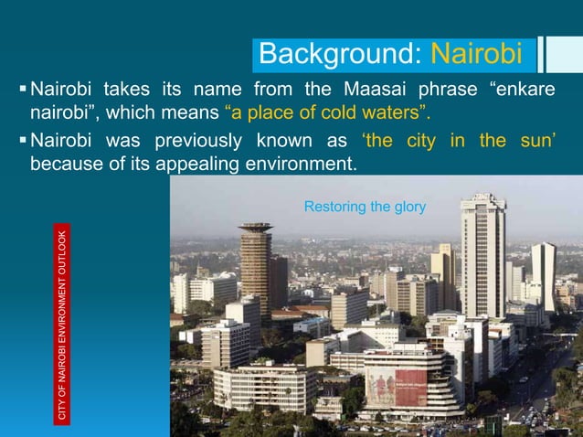 Nairobi River Tourism Background presentation | PPT | Free Download