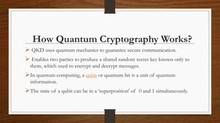 Quantum Cryptography | PPTX