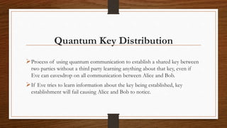 Quantum Cryptography | PPTX