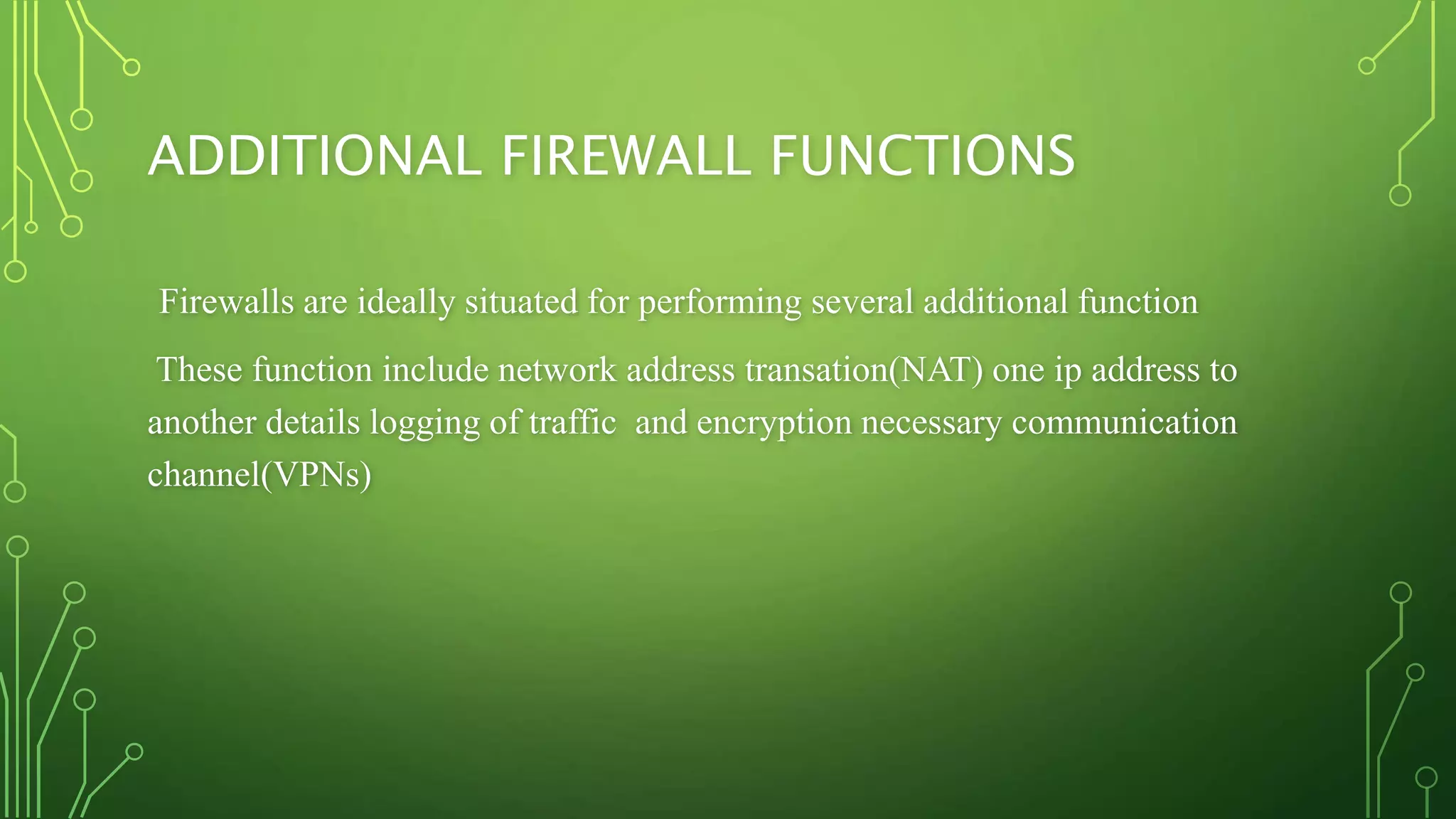 Firewall in Network Security | PPTX
