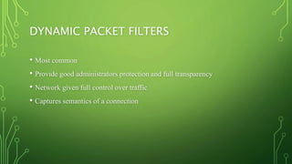 Firewall in Network Security | PPTX