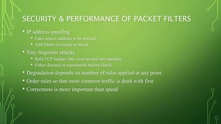 Firewall in Network Security | PPTX