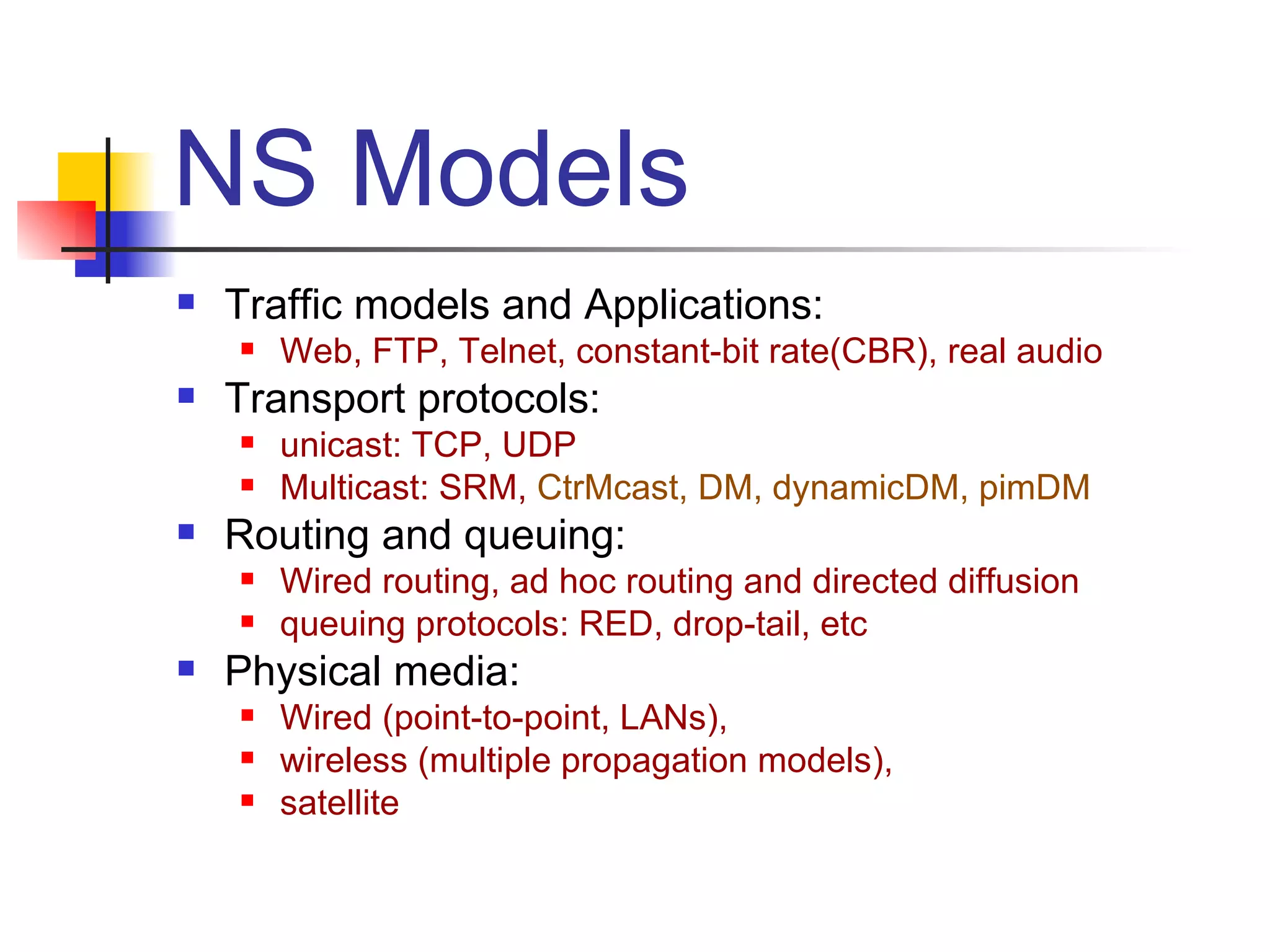 Ns 2 Network Simulator An Introduction | PPT