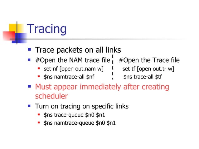 Ns 2 Network Simulator An Introduction | PPT | Computer Networking | Computing
