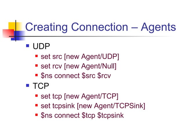 Ns 2 Network Simulator An Introduction | PPT | Computer Networking | Computing