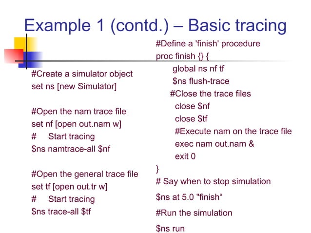 Ns 2 Network Simulator An Introduction | PPT | Computer Networking ...