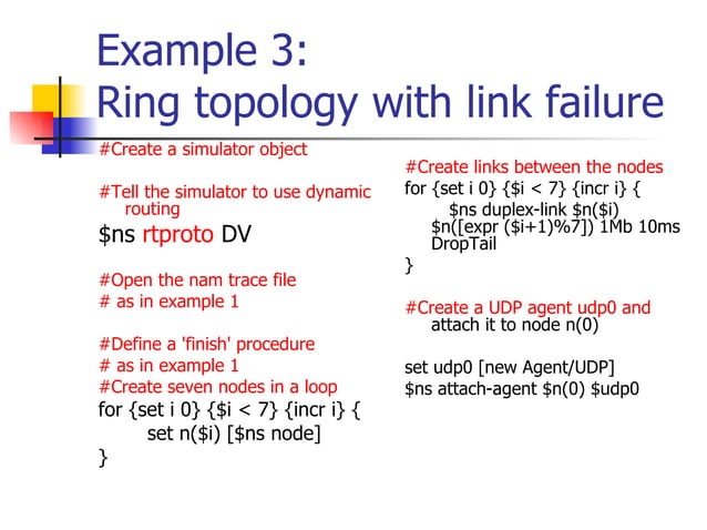 Ns 2 Network Simulator An Introduction | PPT | Computer Networking ...