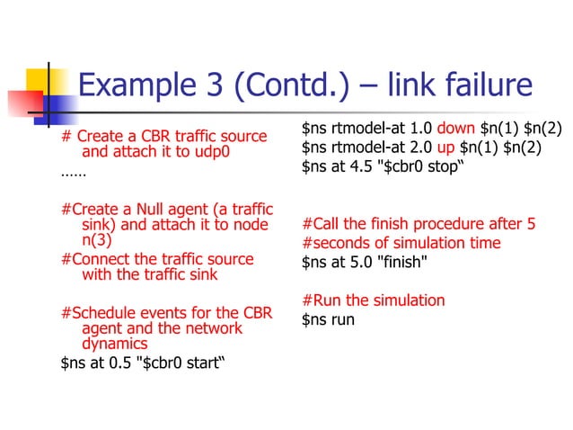 Ns 2 Network Simulator An Introduction | PPT | Computer Networking | Computing