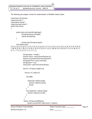 Network Security | DOCX | Programming Languages | Computing