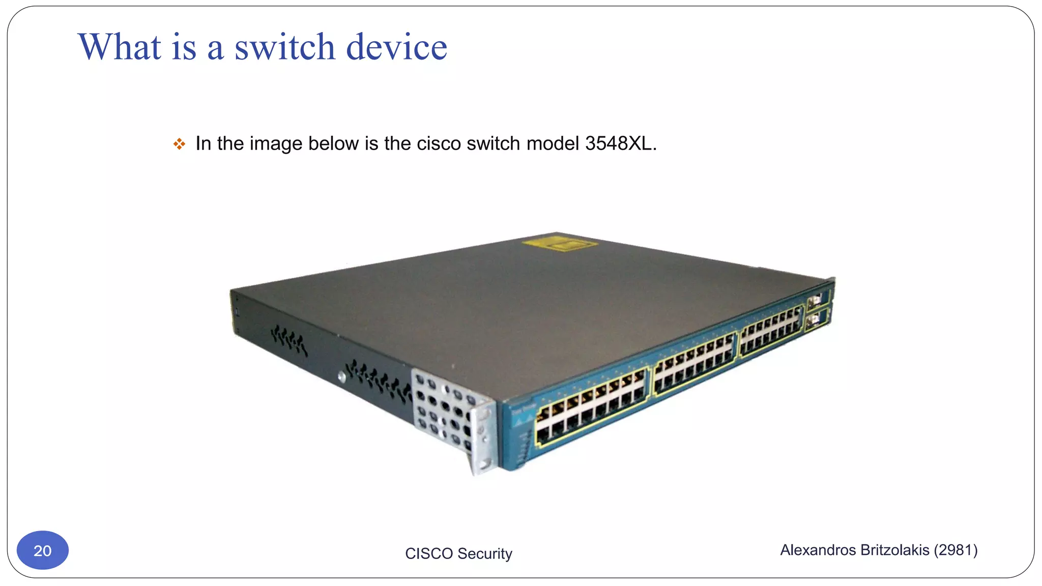 Network security on Cisco routers and switches | PDF