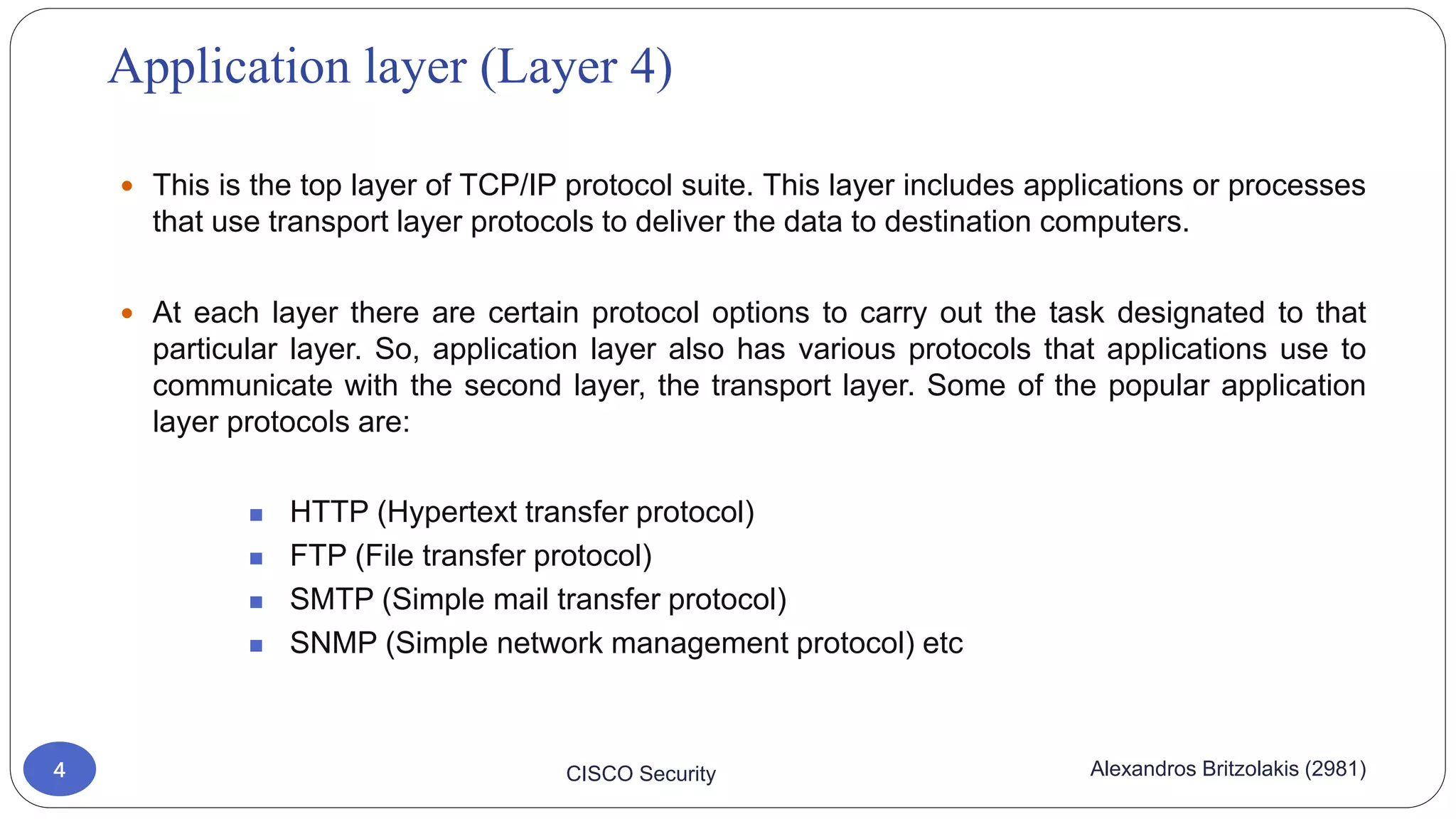 Network security on Cisco routers and switches | PDF