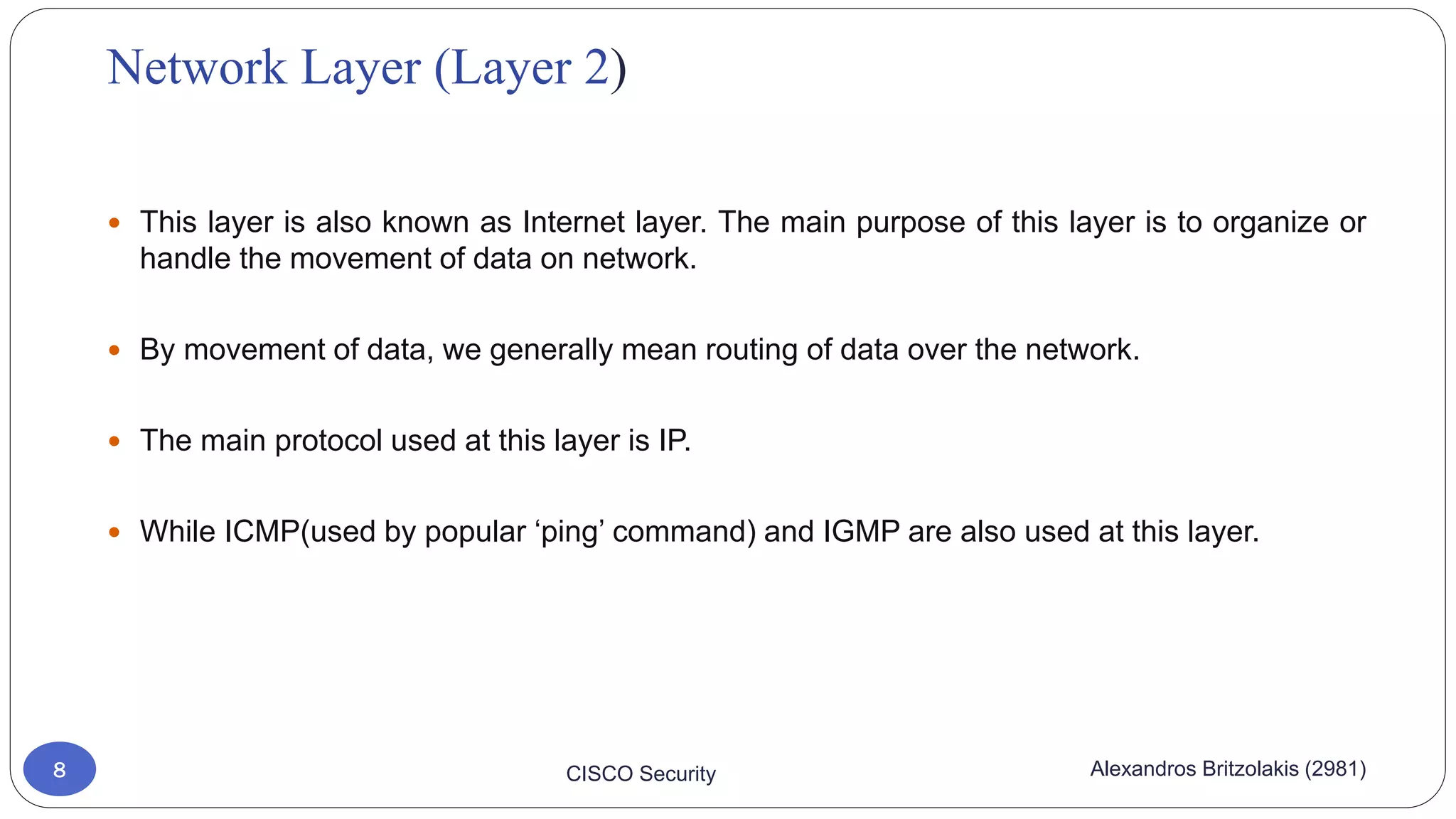 Network security on Cisco routers and switches | PDF