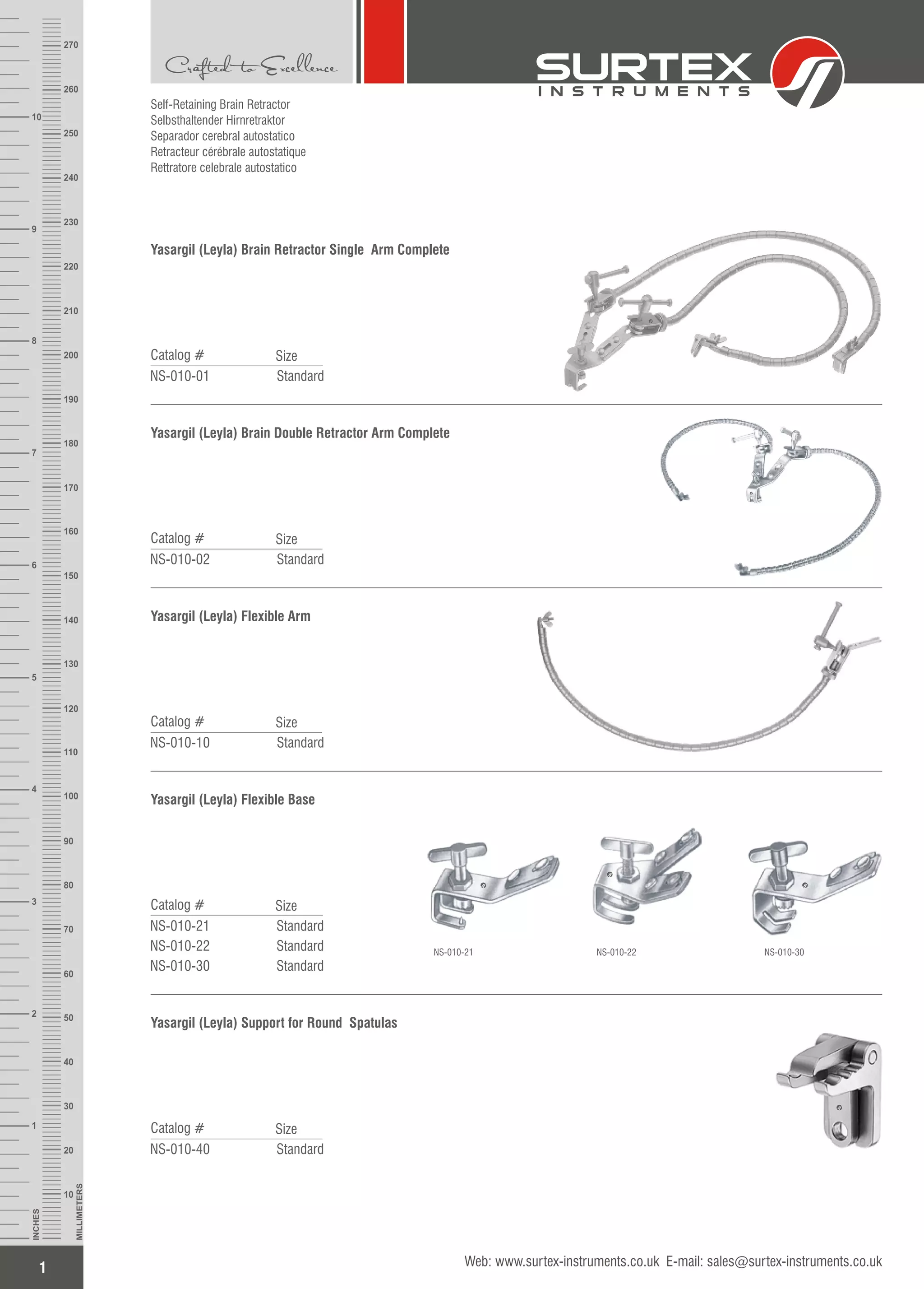 NEUROSURGERY INSTRUMENTS CATALOGUE | PDF
