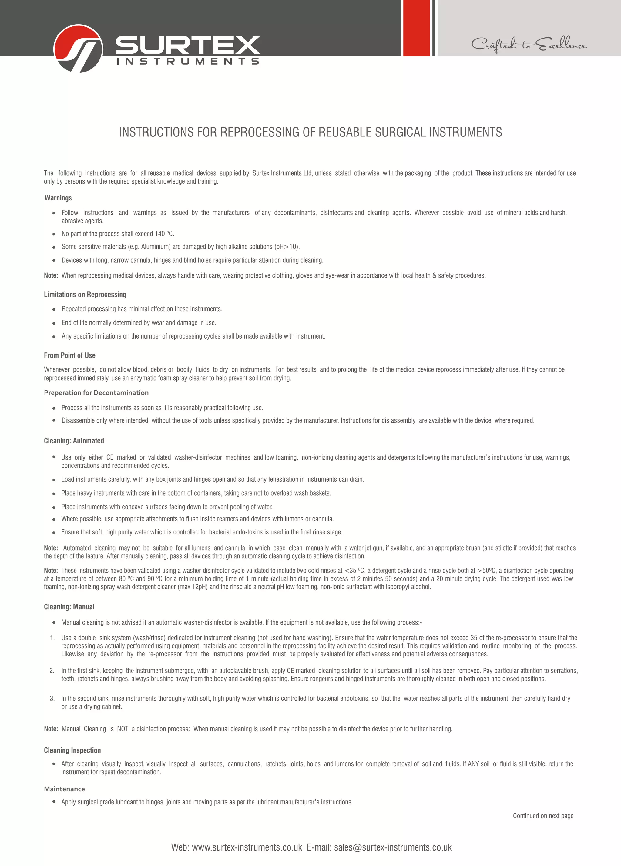 NEUROSURGERY INSTRUMENTS CATALOGUE | PDF