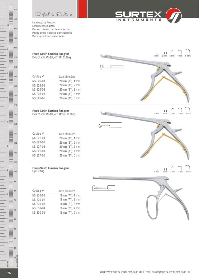 NEUROSURGERY INSTRUMENTS CATALOGUE