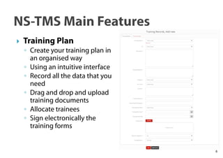 NS-TMS - Training Management Database | PDF