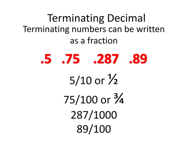 NS1: Rational and Irrational numbers | PPTX