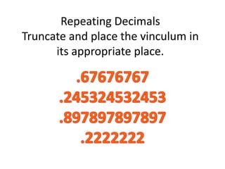 NS1: Rational and Irrational numbers | PPTX