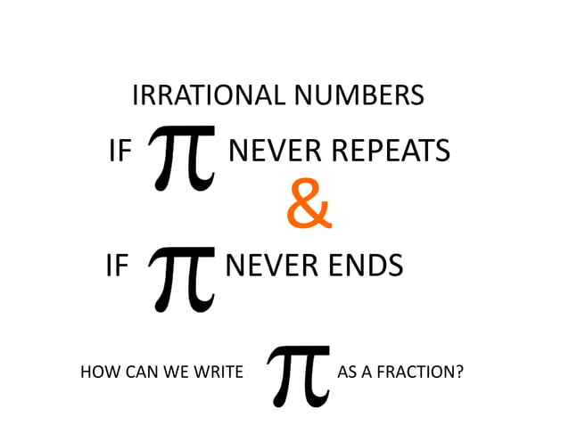 NS1: Rational and Irrational numbers | PPTX