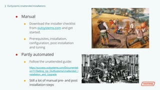 Unattended OutSystems Installation | PPT