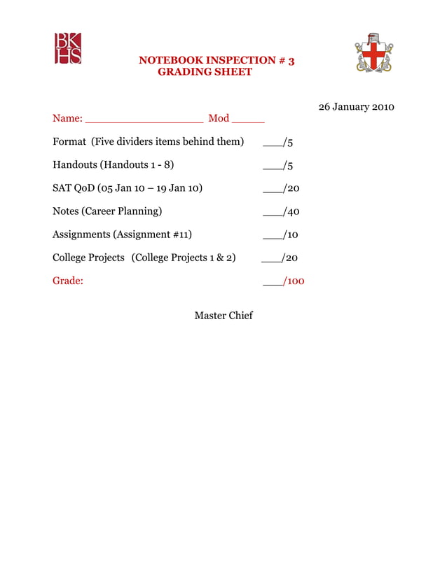 NS1 Notebook Inspection # 3 | PDF