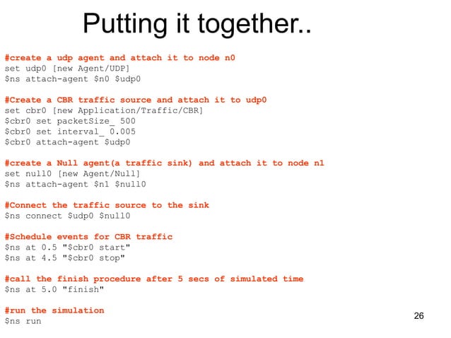Ns2 Overview Network Simulator Tutorial Ppt