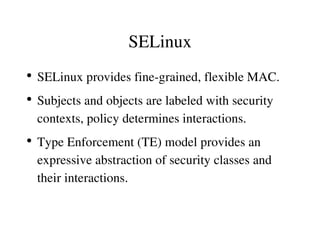 Directions in SELinux Networking | PPT