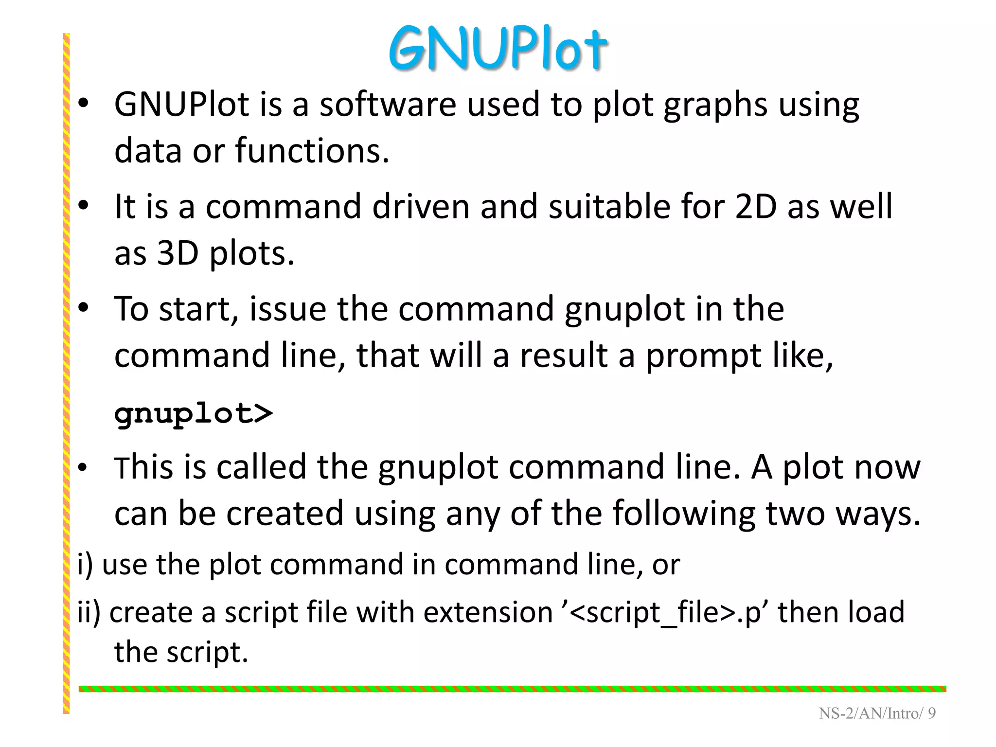 NS2: AWK and GNUplot - PArt III | PDF