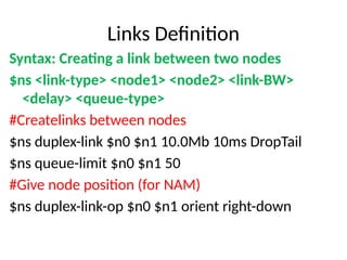 NS2 Demo PPT for configuring networks.pptx