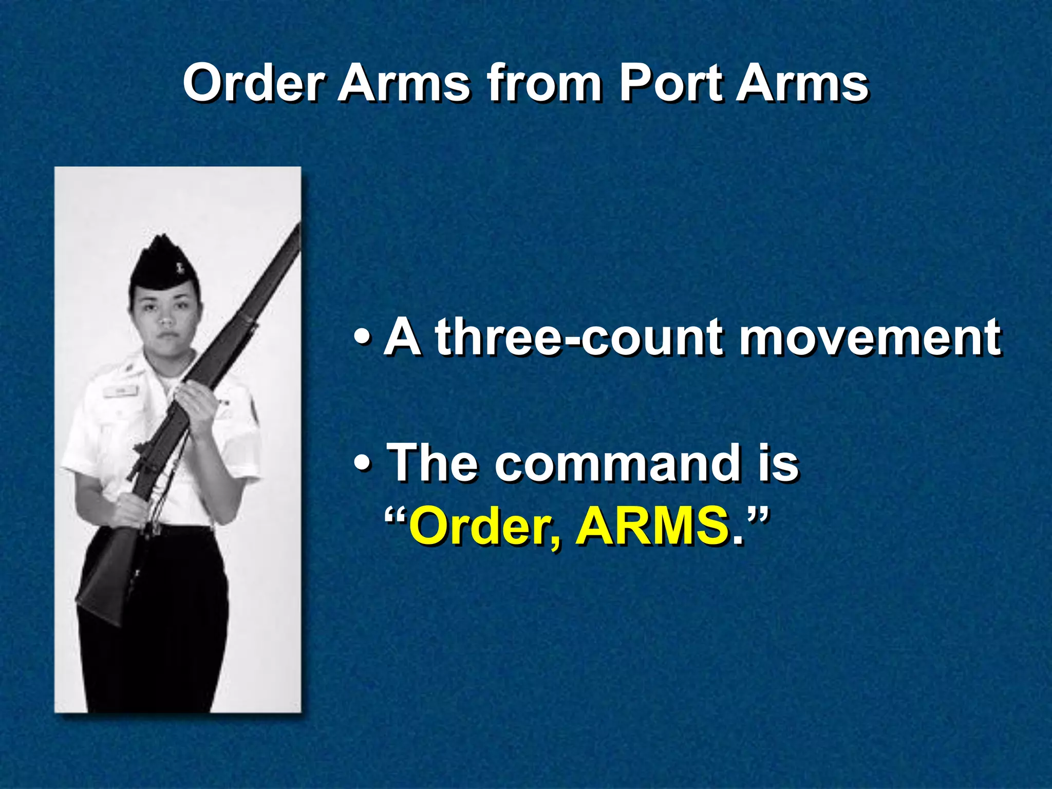 NS2 Manual of Arms with NJROTC Drill Rifle | PDF