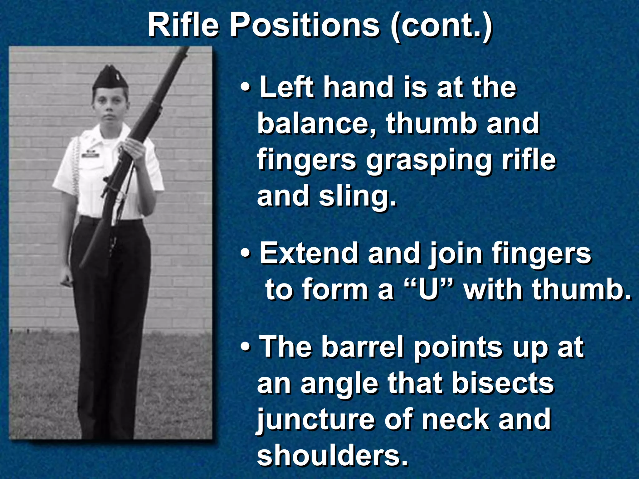 NS2 Manual of Arms with NJROTC Drill Rifle | PDF