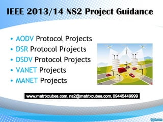 NS2 Projects Source Code NS2 Projects 2013 Wireless Sensor Networks Cognitive Radio Networks | PPT