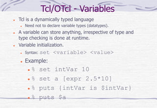 Ns2: Introduction - Part I | PPT