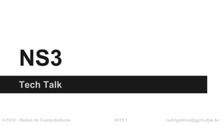NS3 Tech Talk | PDF | Programming Languages | Computing