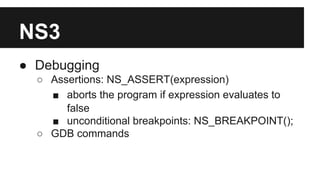NS3 Tech Talk | PDF | Programming Languages | Computing