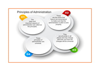 principles of administration | PDF