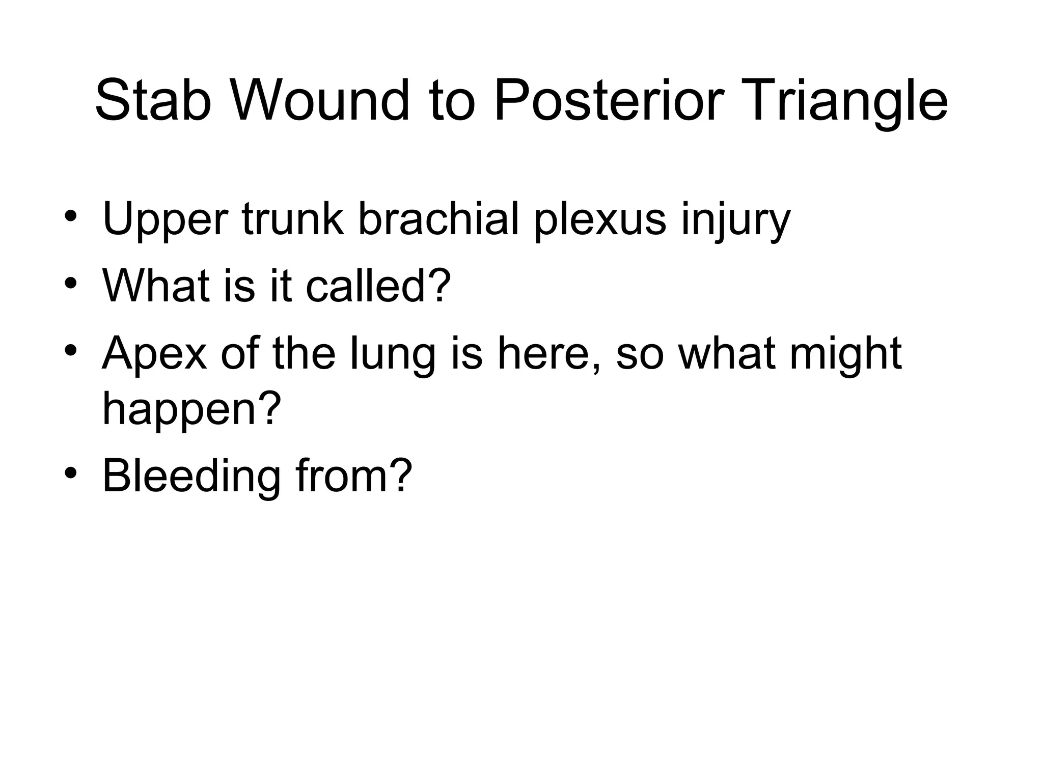 Ns6 Posterior Triangle Of Neck | PPT