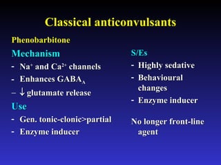 Ns8 Anticonvulsants | PPT