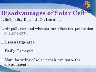 Solar Energy PPT | PPTX