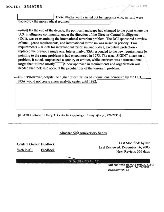 Plan to Assassinate Kissinger during a visit to Damascus - NSA DOC | PDF