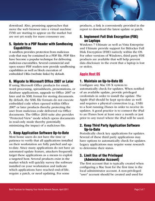 Nsa best practices for keeping your home network secure | PDF