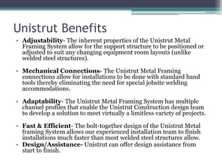 Nsa1214 unistrut metal framing | PPTX