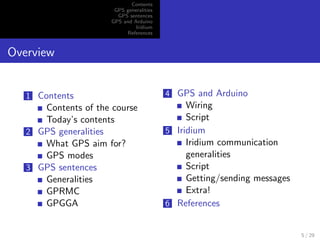 Nsac l4-r1-gps iridium | PPT