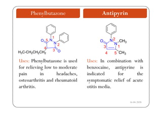 Non-Steroidal Anti-inflammatory Drugs (NSAID)-Medicinal Chemistry | PDF