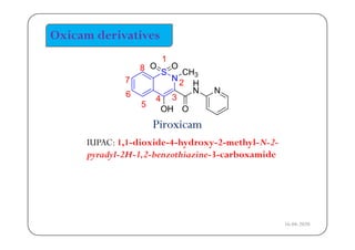 Non-Steroidal Anti-inflammatory Drugs (NSAID)-Medicinal Chemistry | PDF