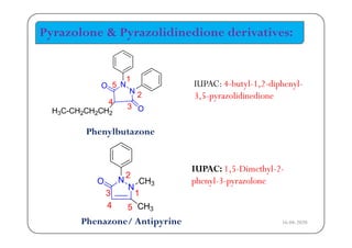 Non-Steroidal Anti-inflammatory Drugs (NSAID)-Medicinal Chemistry | PDF