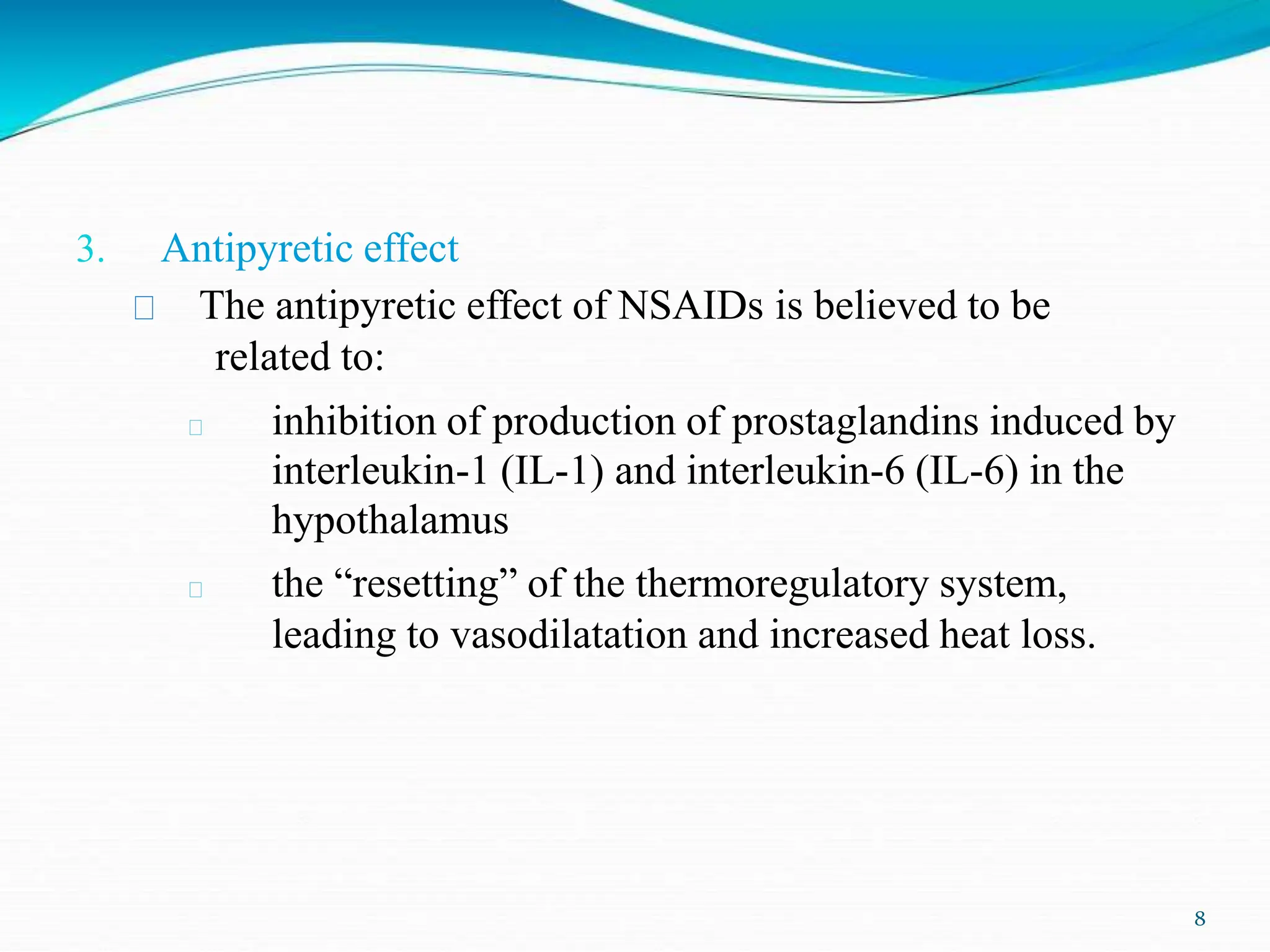 Nonsteroidal analgesic drugs and antipyretic drugs | PPTX