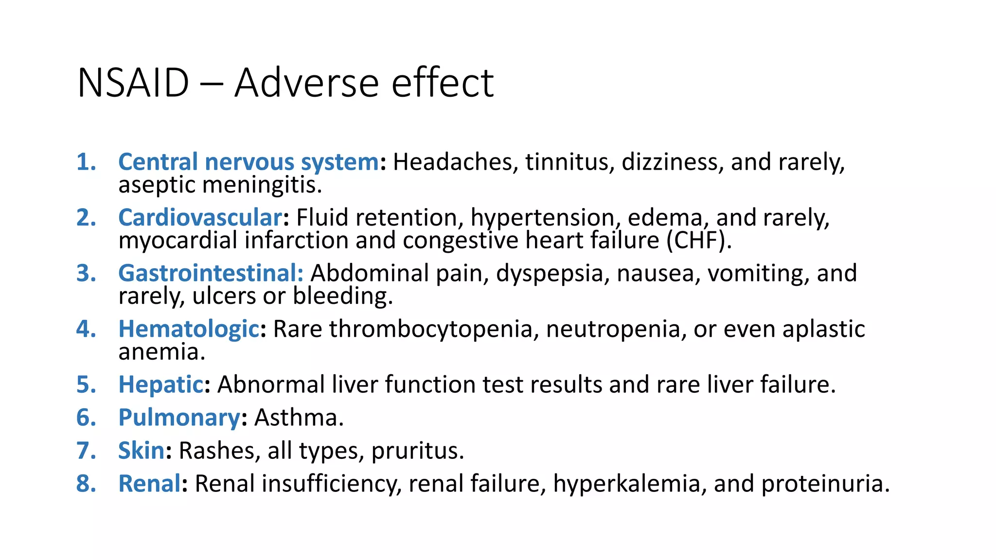 Nsaid dan analgetik non opioid | PDF