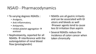 Nsaid dan analgetik non opioid | PDF