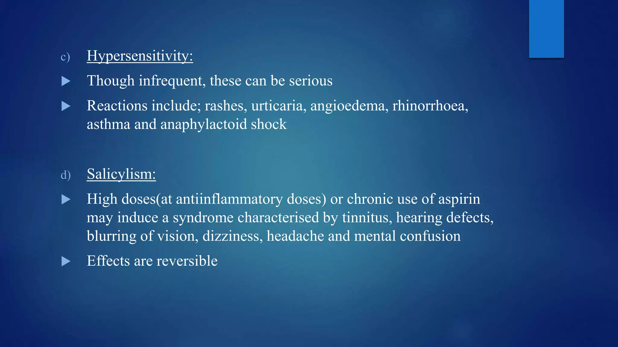 Non Steroidal Anti Inflammatory Drugs | PPTX
